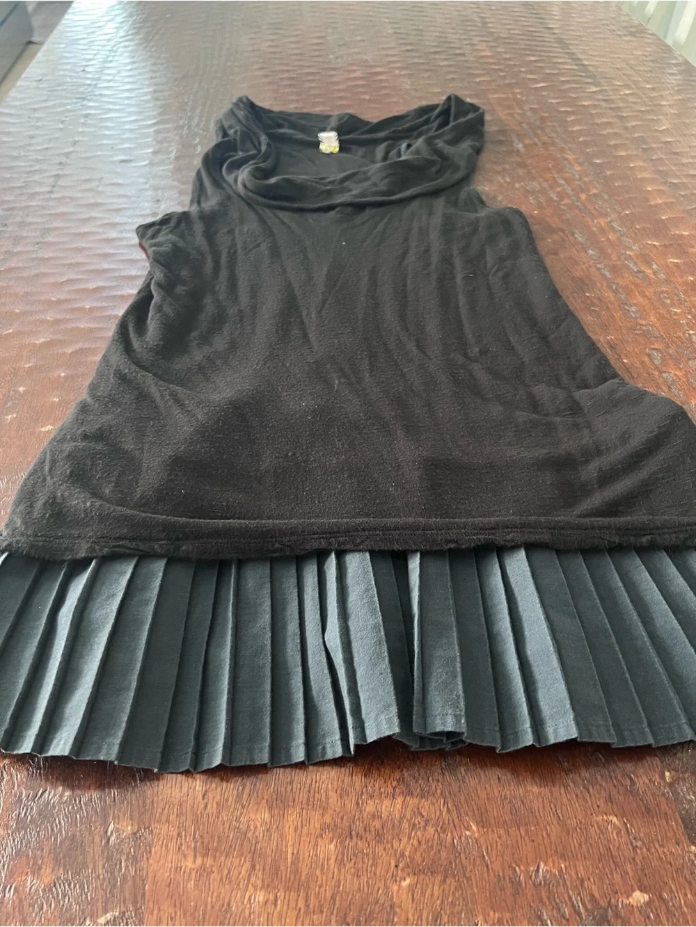 Free People | Tops | Free People Sleeveless Black Cowl Neck Dress With ...